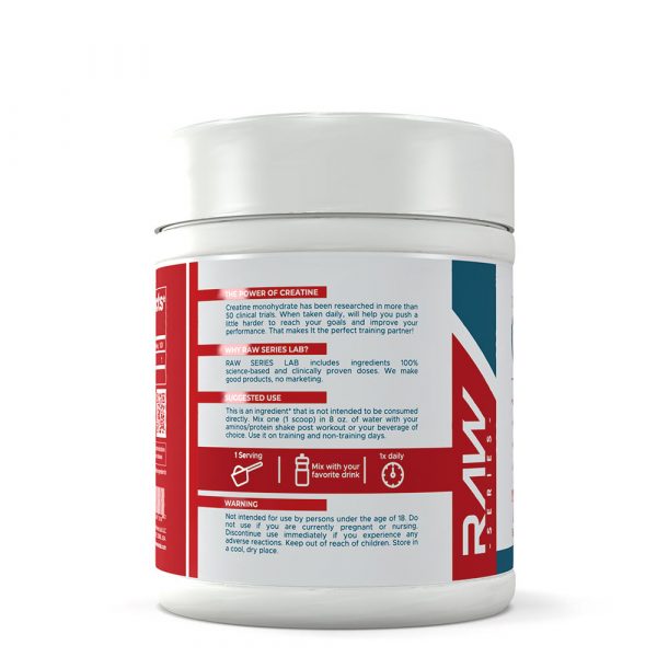 RAW SERIES LAB - CREATINE MONOHYDRATE